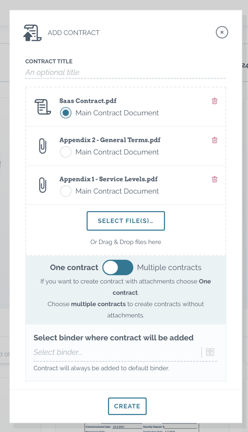 How to add a new contract? | Zefort