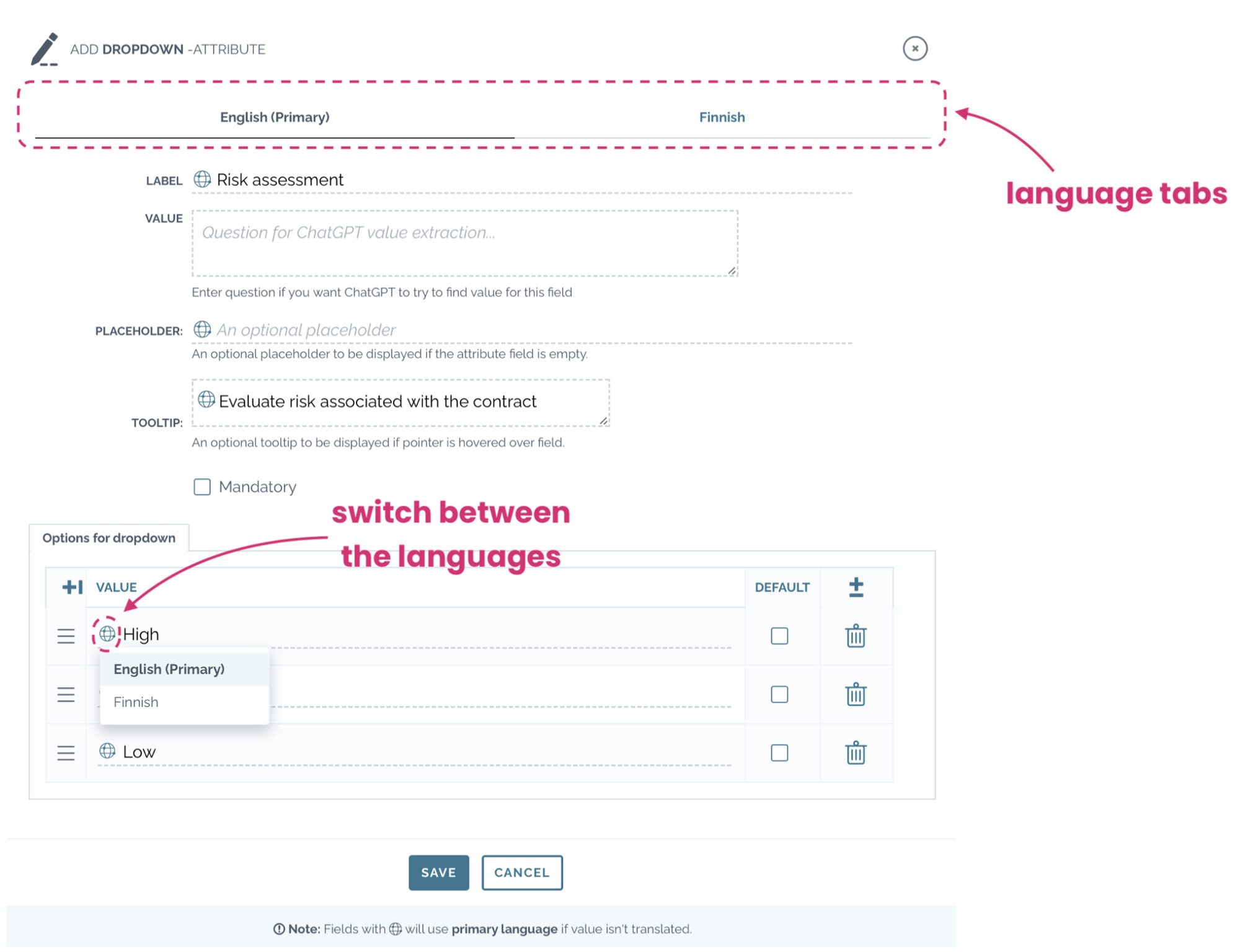 What’s new 27.6.2024 - Translations for metadata attributes | Zefort What’s new 27.6.2024 - Translations for metadata attributes | Zefort