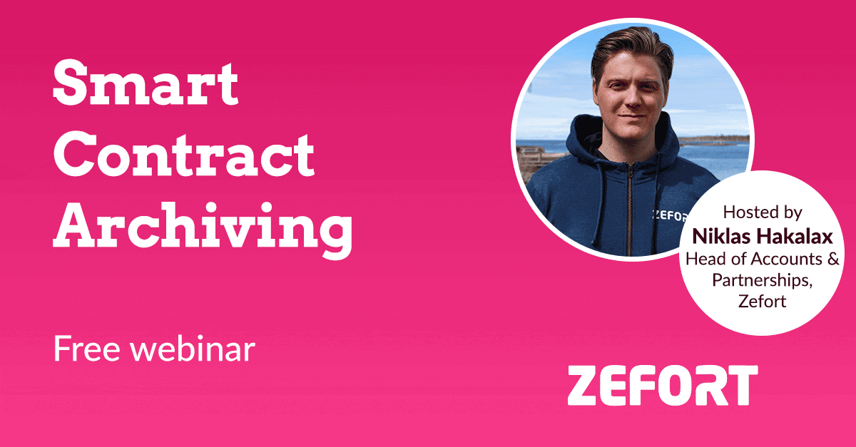 Zero-effort contract management | Zefort