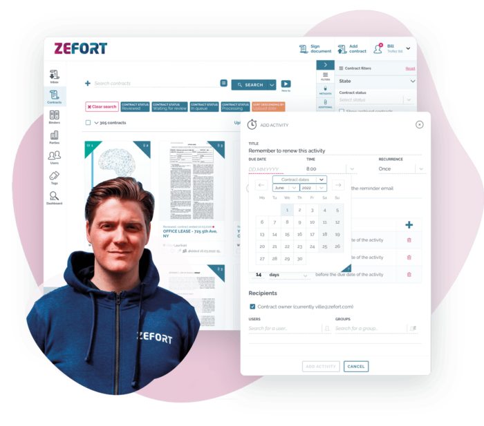 Zero-Effort Contract Management | Zefort