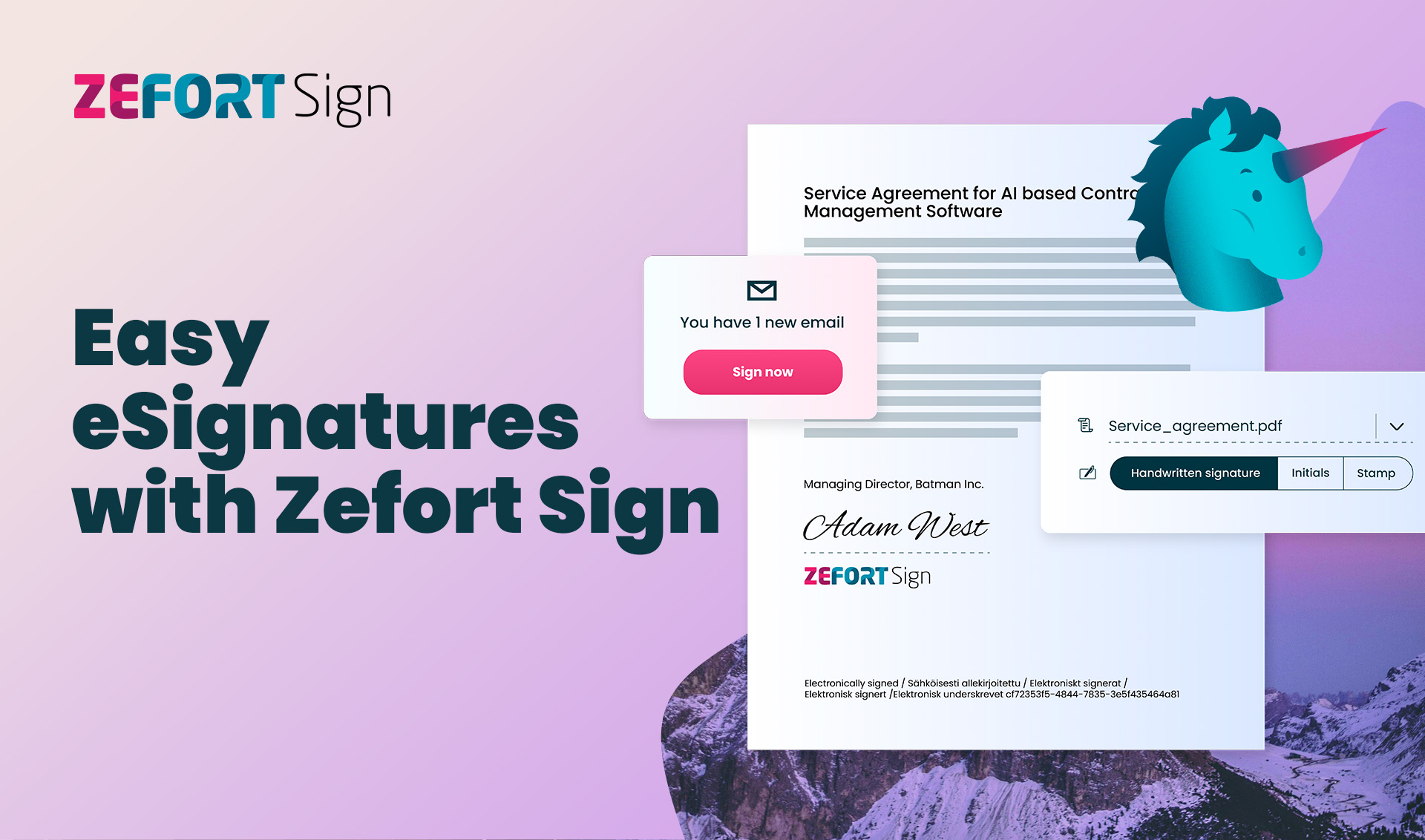 Zefort Sign | Zefort