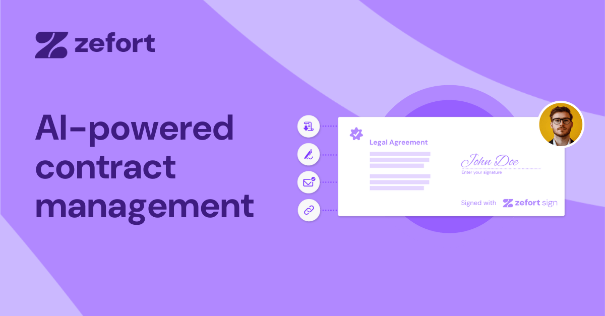 Product Tour | Contract Management After Signing | Zefort