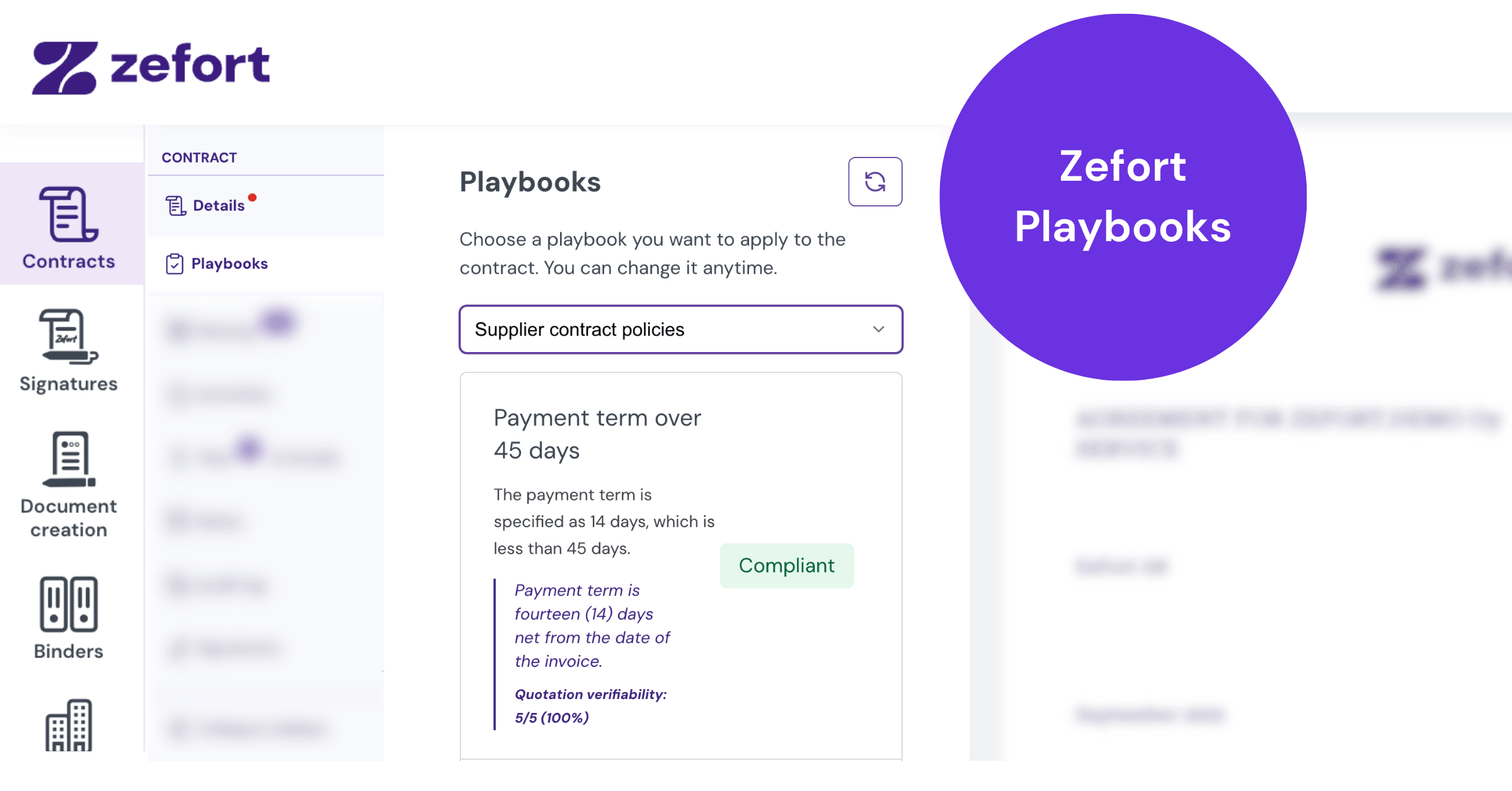 Playbooks | Zefort